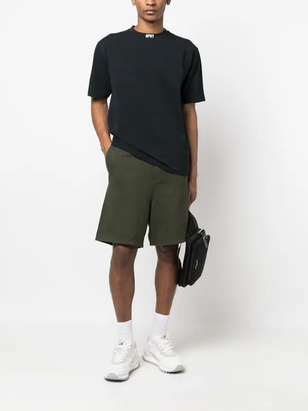 Heron Preston Logo-patch Crew-neck T-shirt - Black