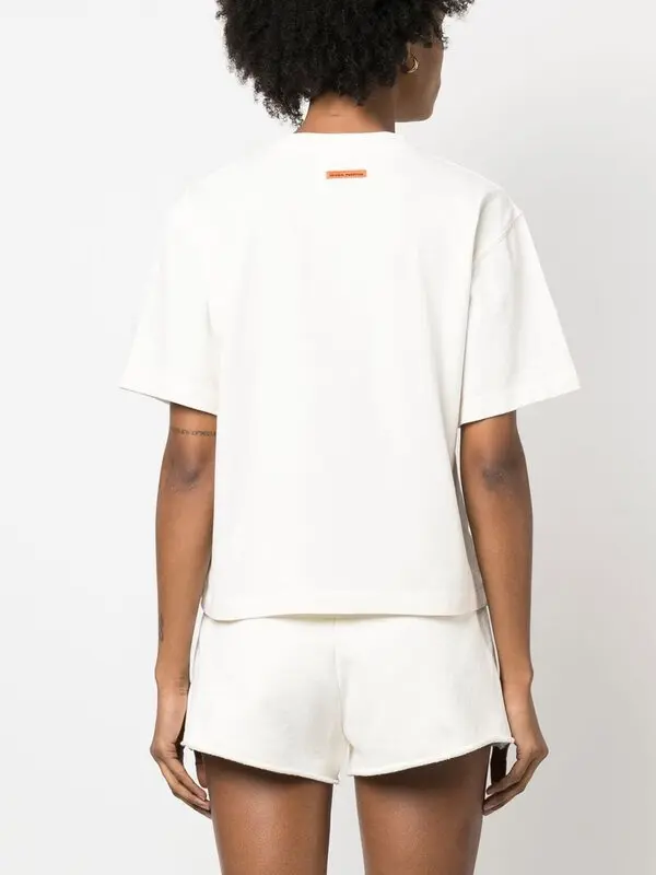 Heron Preston Logo-print Organic Cotton T-shirt - White