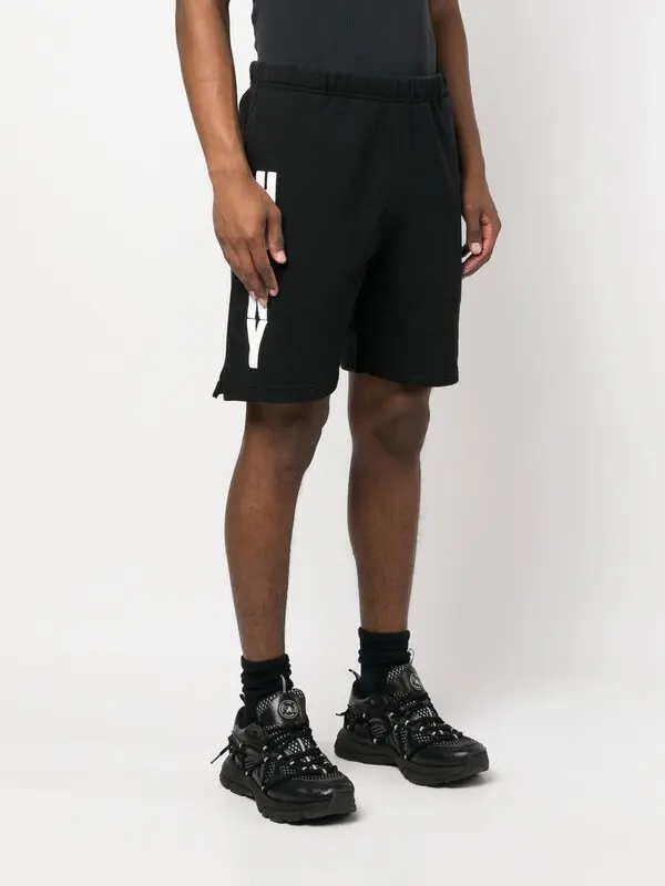 Heron Preston Logo-print Track Shorts - Black