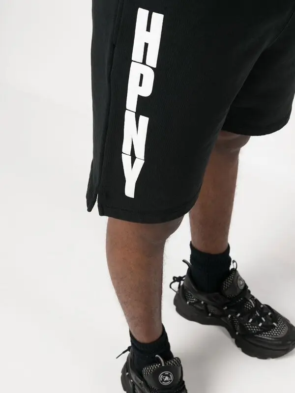 Heron Preston Logo-print Track Shorts - Black