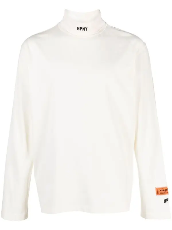 Heron Preston Logo Patch Long-sleeve T-shirt - White