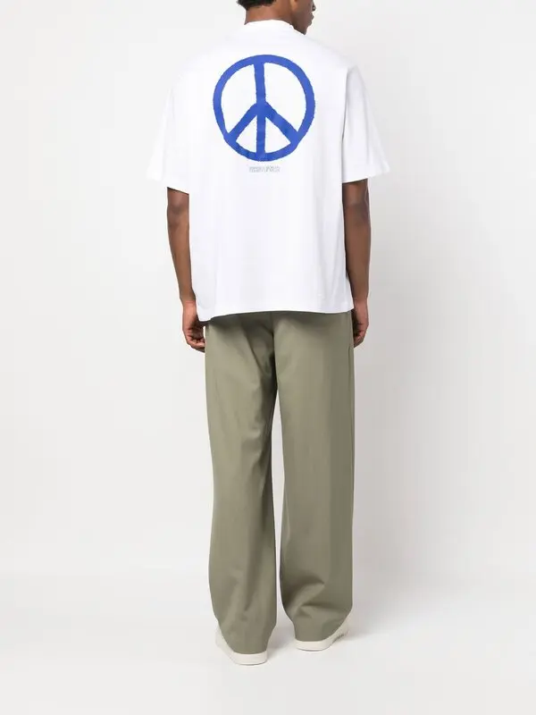 COUNTY OF MILAN County Peace Logo T-shirt - White