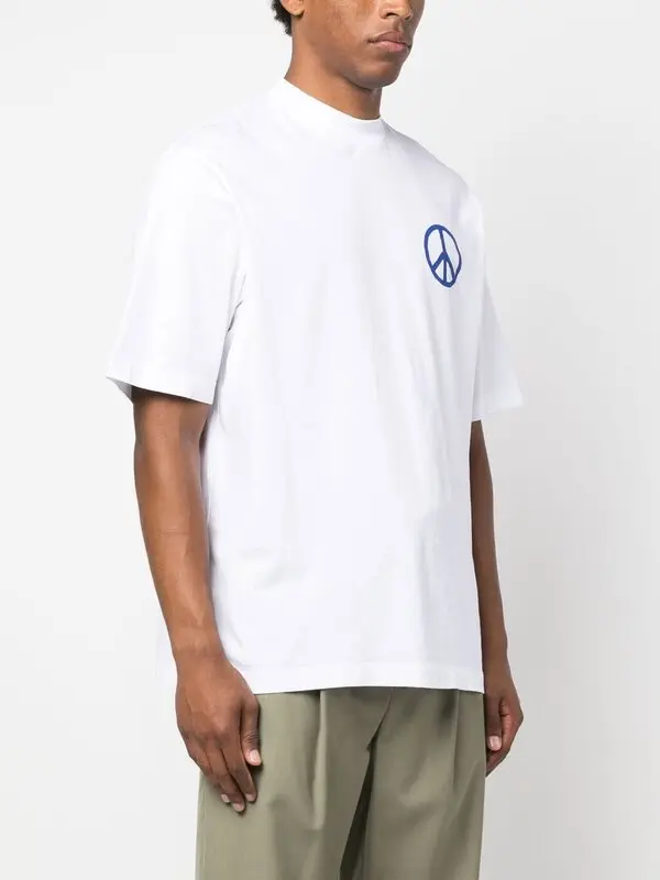 COUNTY OF MILAN County Peace Logo T-shirt - White