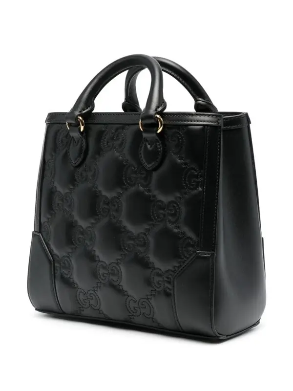 Gucci Small Gg Matelassé Top-handle Bag