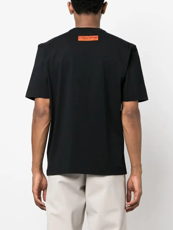 Heron Preston Logo-print Organic Cotton T-shirt - Black