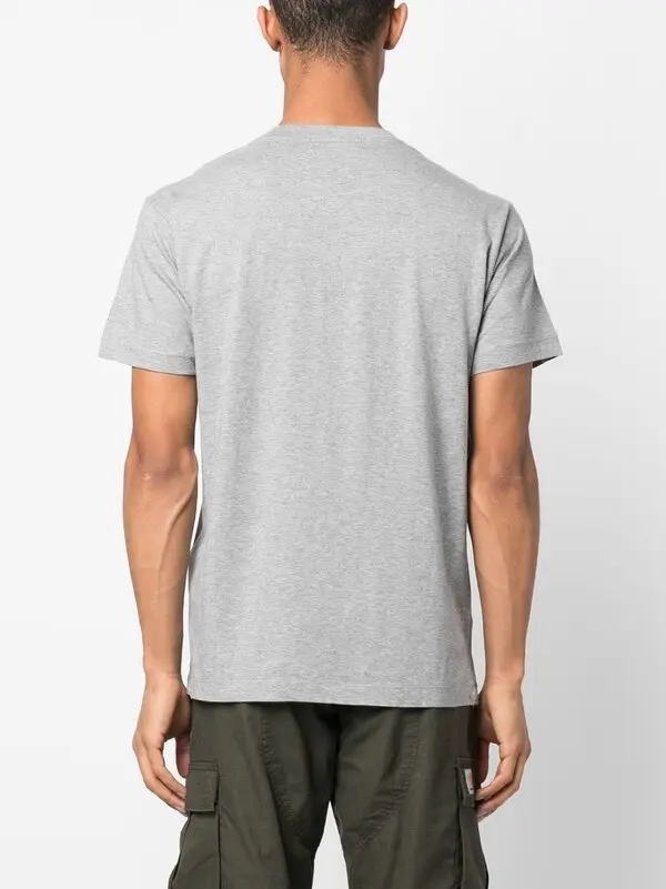 Stone Island Logo-patch Short-sleeve T-shirt - Grey