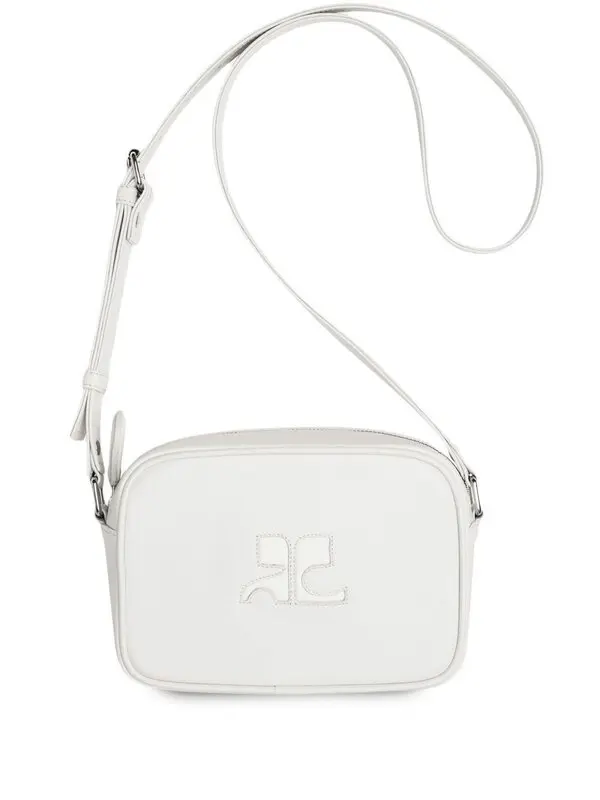 COURREGES Reedition Leather Camera Bag