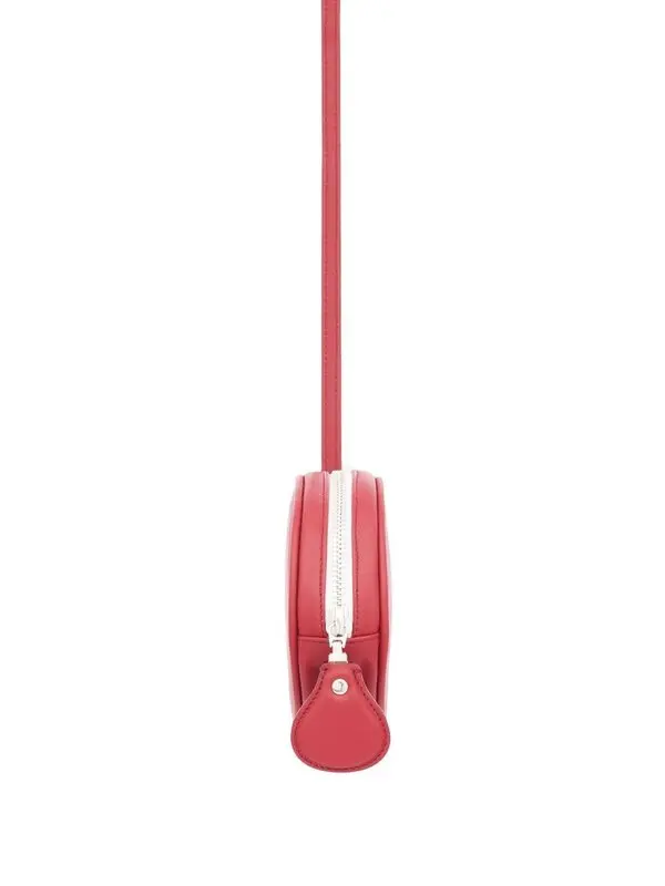 COURREGES Reedition Circle Leather Bag - Red