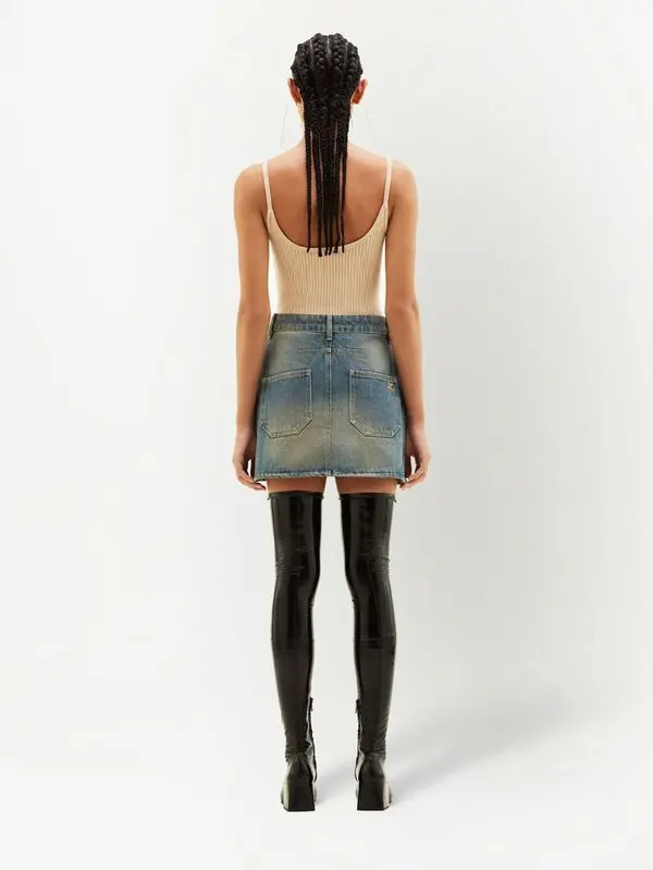 COURREGES Reedition Ribbed Tank Top - Neutrals