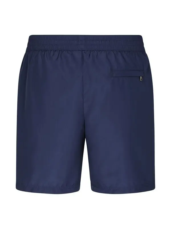 Dolce & Gabbana Logo-tag Swim Shorts - Blue
