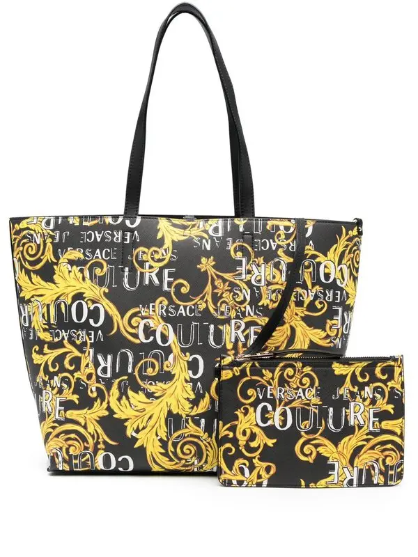 Versace Logo-print Tote Bag