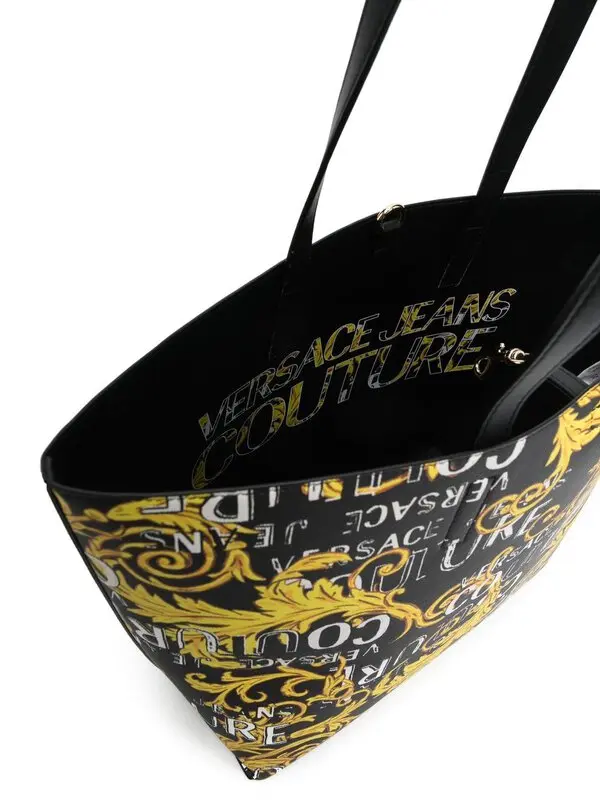 Versace Logo-print Tote Bag