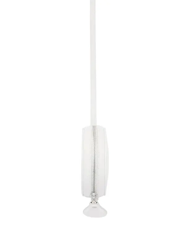 COURREGES Reedition Circle Leather Bag - White