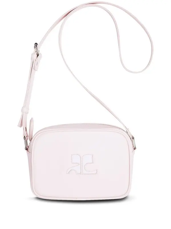 COURREGES Reedition Leather Camera Bag