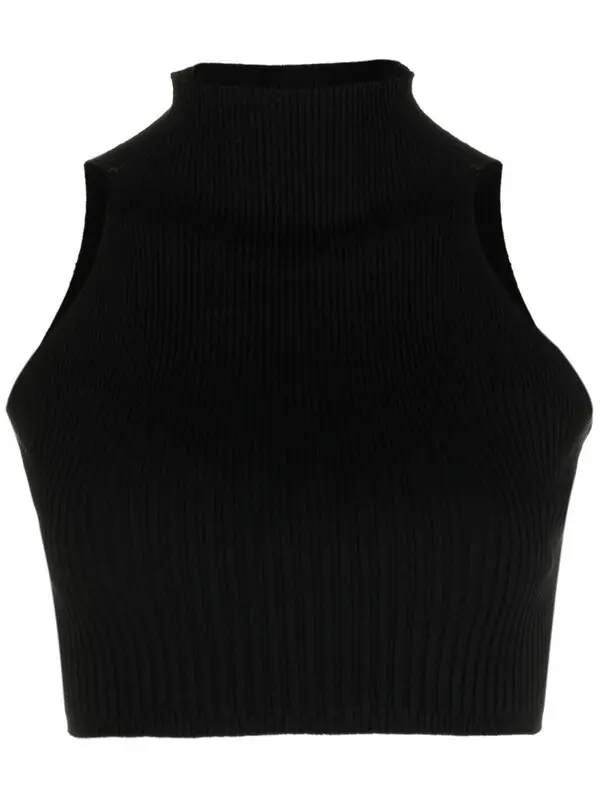 AERON Cropped High-neck Top