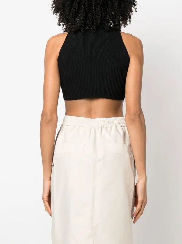 AERON Cropped High-neck Top