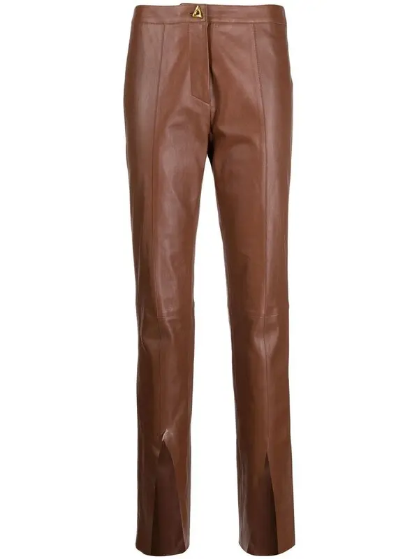 AERON Elm Lambskin Trousers