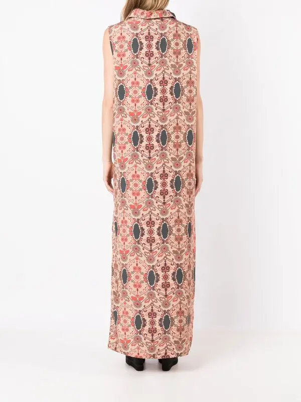 AMIR SLAMA Floral-print Shirt Dress