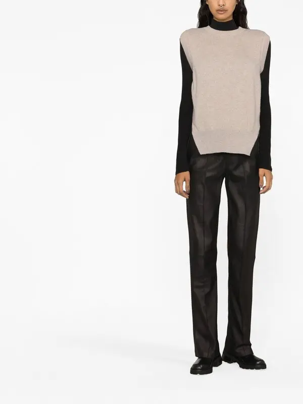 BARRIE Iconic Sleeveless Jumper - Neutrals