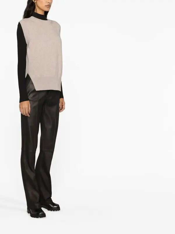 BARRIE Iconic Sleeveless Jumper - Neutrals