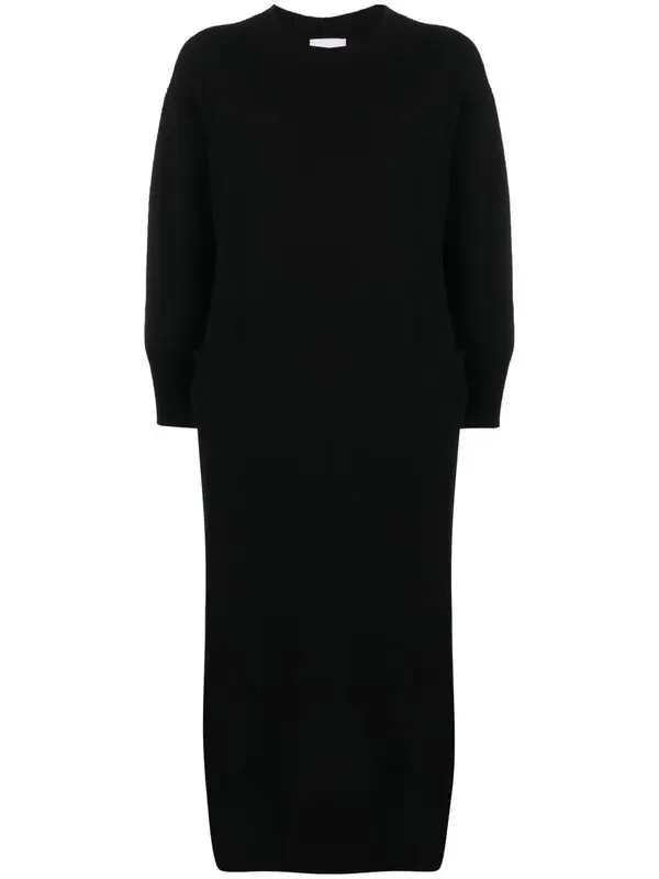 BARRIE Iconic Knit Midi Dress - Black