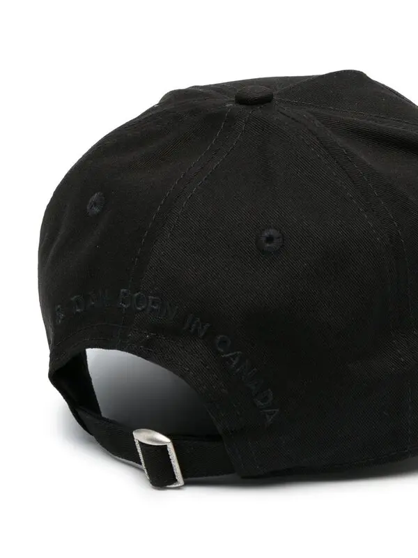 Dsquared2 Embroidered Logo Baseball Cap - Black