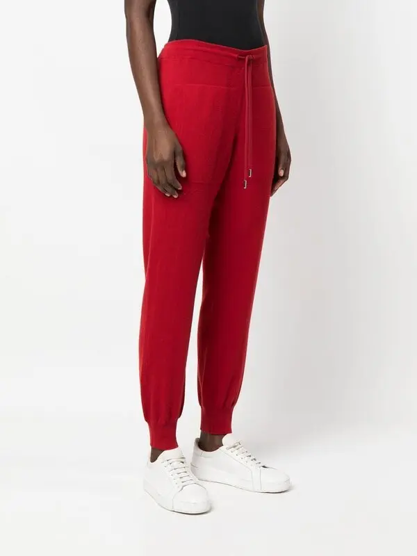 BARRIE Drawstring Track Pants - Red