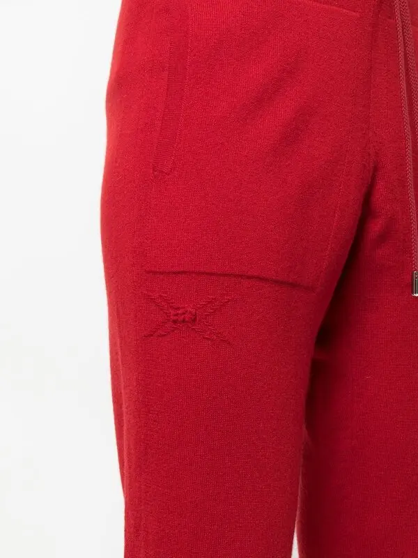 BARRIE Drawstring Track Pants - Red