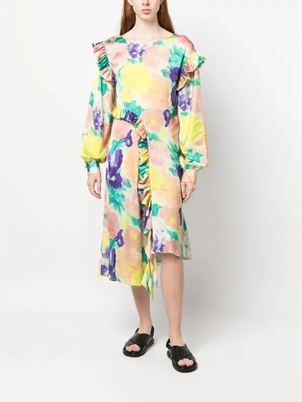 Remain Birger Christensen Floral-print Maxi Dress