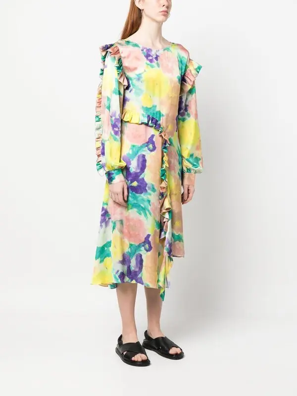 Remain Birger Christensen Floral-print Maxi Dress