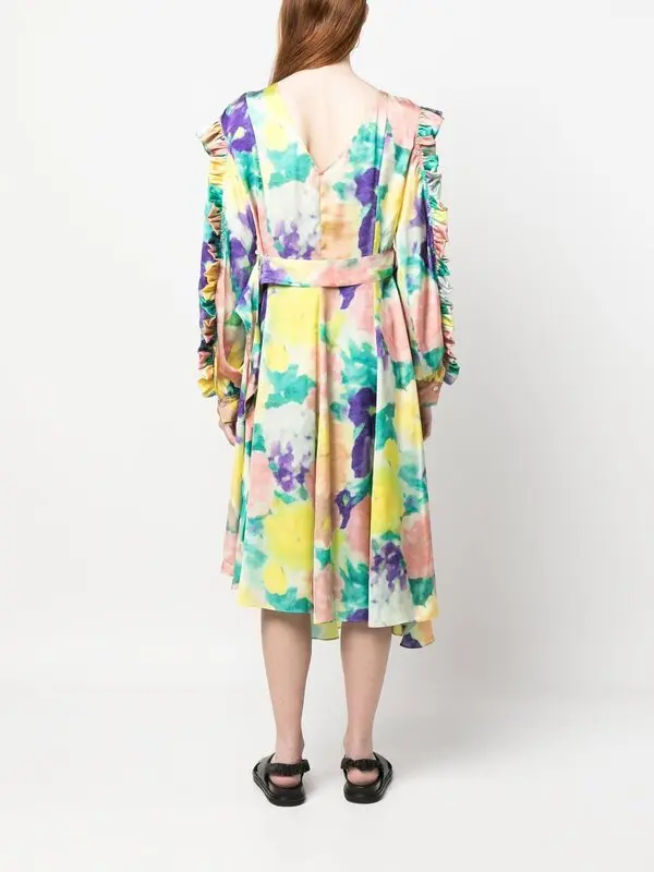 Remain Birger Christensen Floral-print Maxi Dress