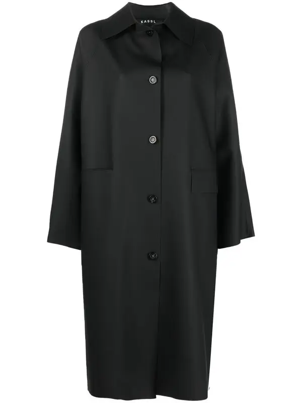 KASSL EDITIONS Original Rubber Coat - Black