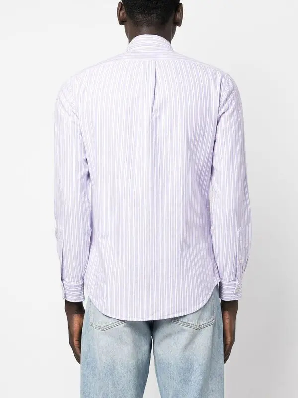 Polo Ralph Lauren Polo Pony Striped Shirt - Purple