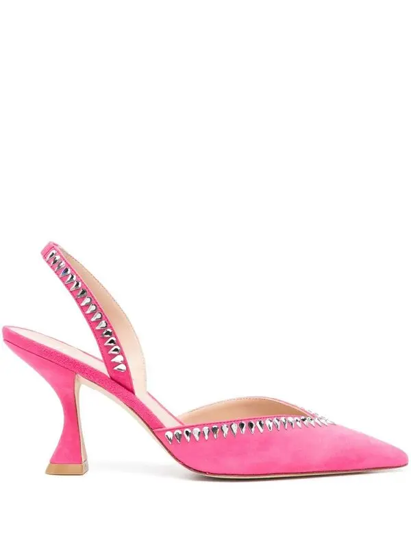 STUART WEITZMAN Gemcut Xcurve 85mm Slingback Pumps - Pink