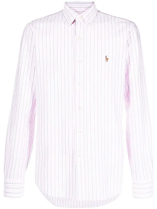 Polo Ralph Lauren Polo Pony Striped Shirt - Pink