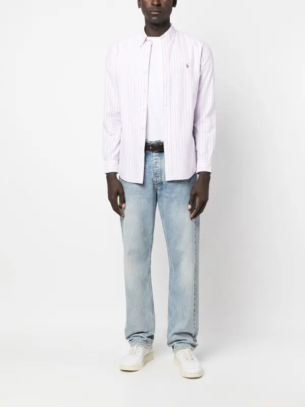 Polo Ralph Lauren Polo Pony Striped Shirt - Pink