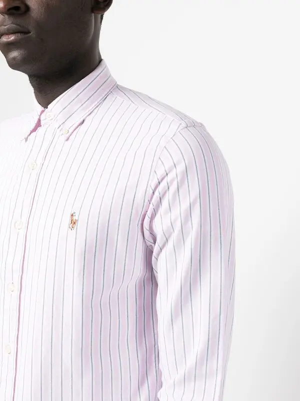 Polo Ralph Lauren Polo Pony Striped Shirt - Pink