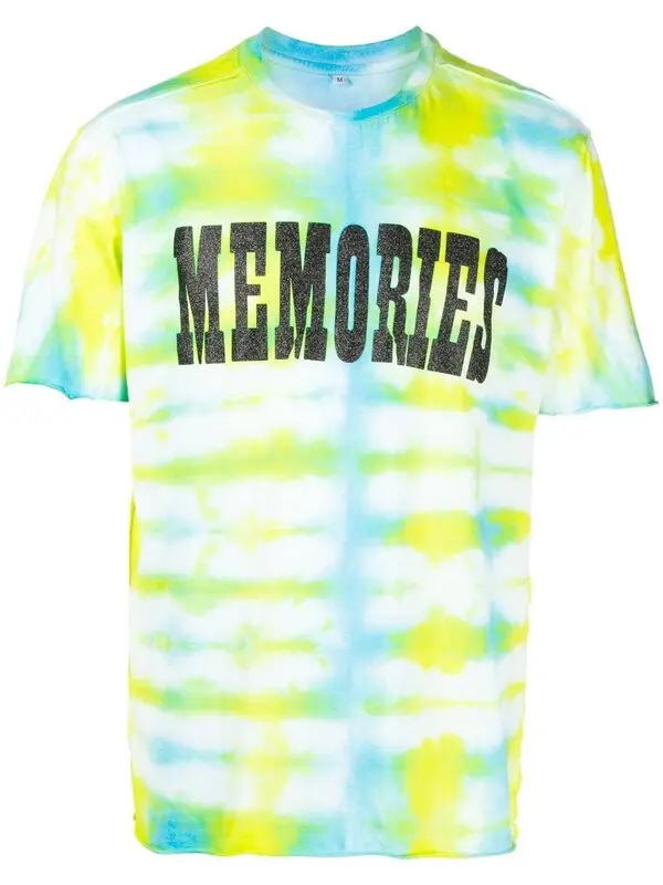 STAIN SHADE X Hiroshi Fujiwara Tie-dye Print T-shirt - Green