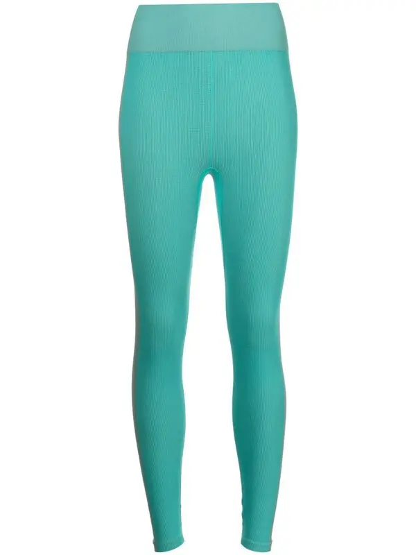 The Upside Seamless Ribbed Leggings - Green