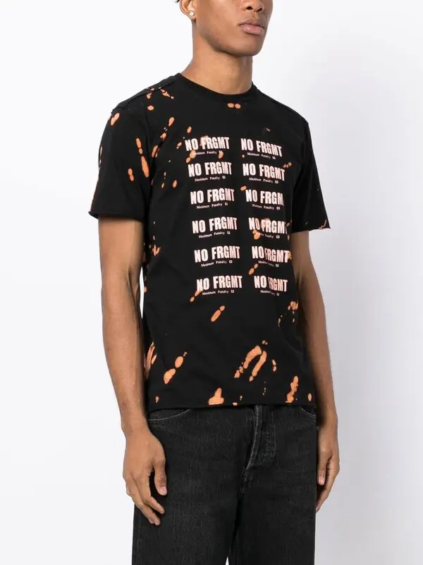 STAIN SHADE X Hiroshi Fujiwara Bleached-effect T-shirt