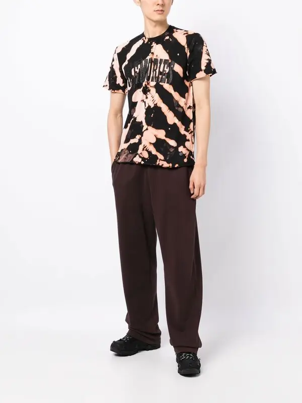 STAIN SHADE X Hiroshi Fujiwara Bleached-effect T-shirt