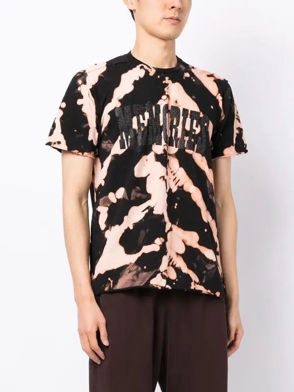 STAIN SHADE X Hiroshi Fujiwara Bleached-effect T-shirt
