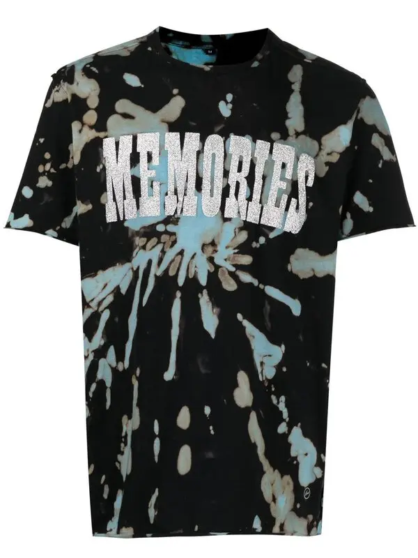 STAIN SHADE X Hiroshi Fujiwara Bleached-effect T-shirt - Black