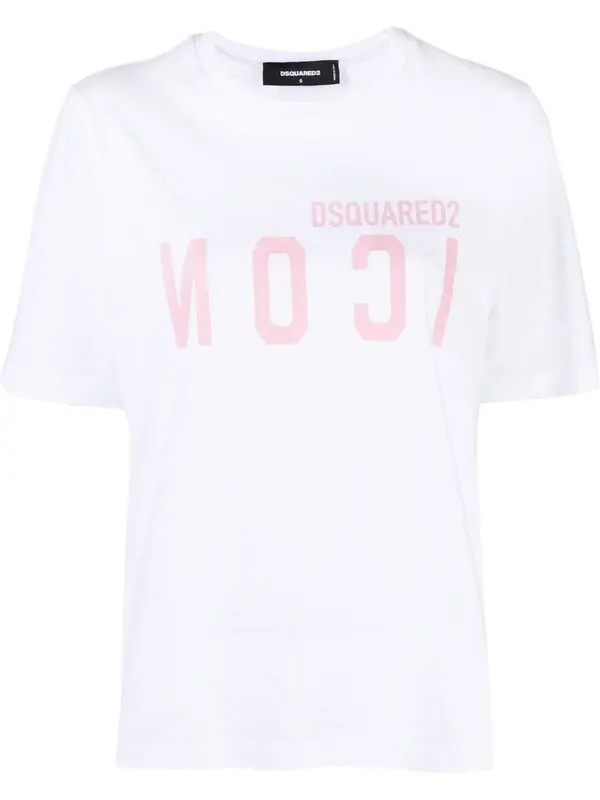 Dsquared2 Logo-print Short-sleeve T-shirt - White