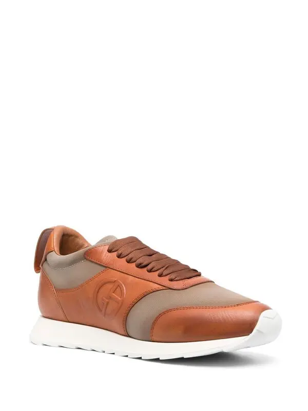 Giorgio Armani Panelled Low-top Sneakers