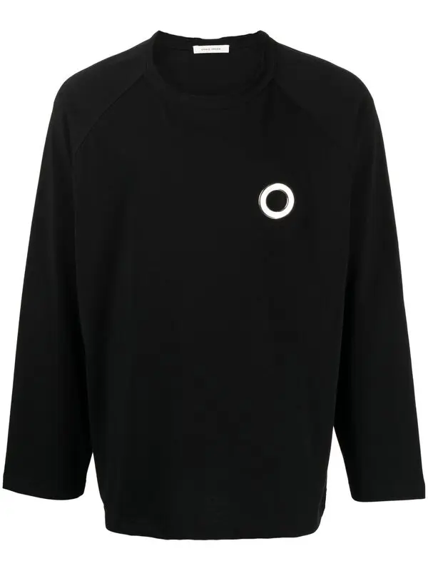 CRAIG GREEN Appliqué-detail Cotton Sweatshirt - Black
