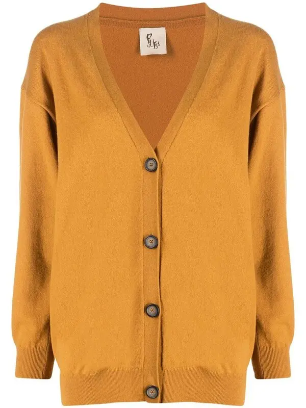 PAULA Buttoned Cashmere Cardigan