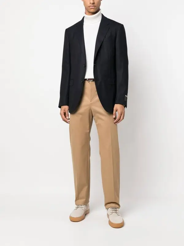 Zegna Single-breasted Blazer - Blue