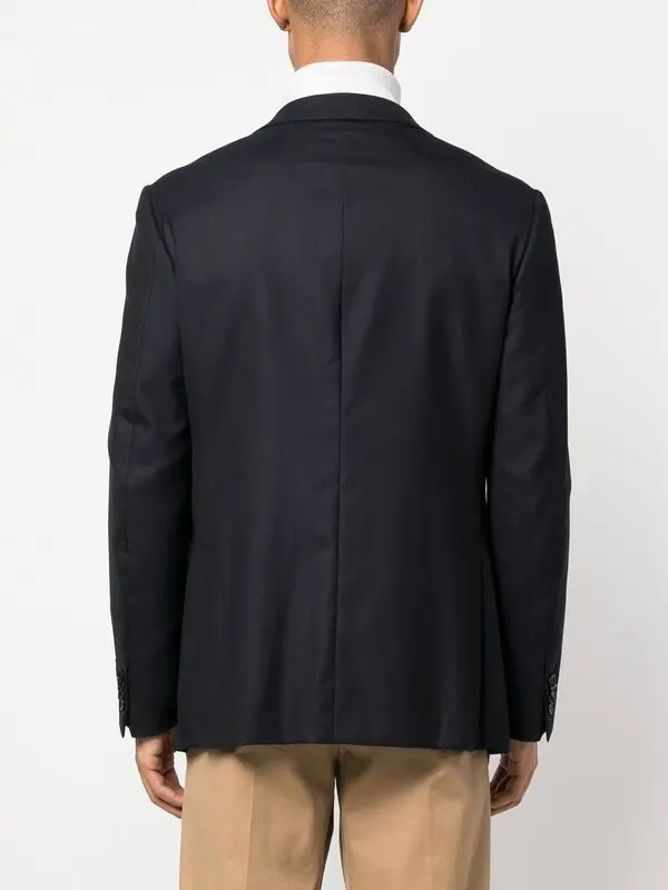 Zegna Single-breasted Blazer - Blue