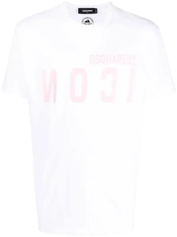 Dsquared2 Mirrored-logo T-shirt - White